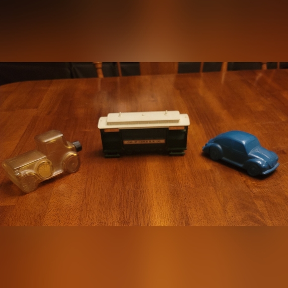 Avon | Other | 3 Pc Set Avon After Shave Collectible Street Car Train ...